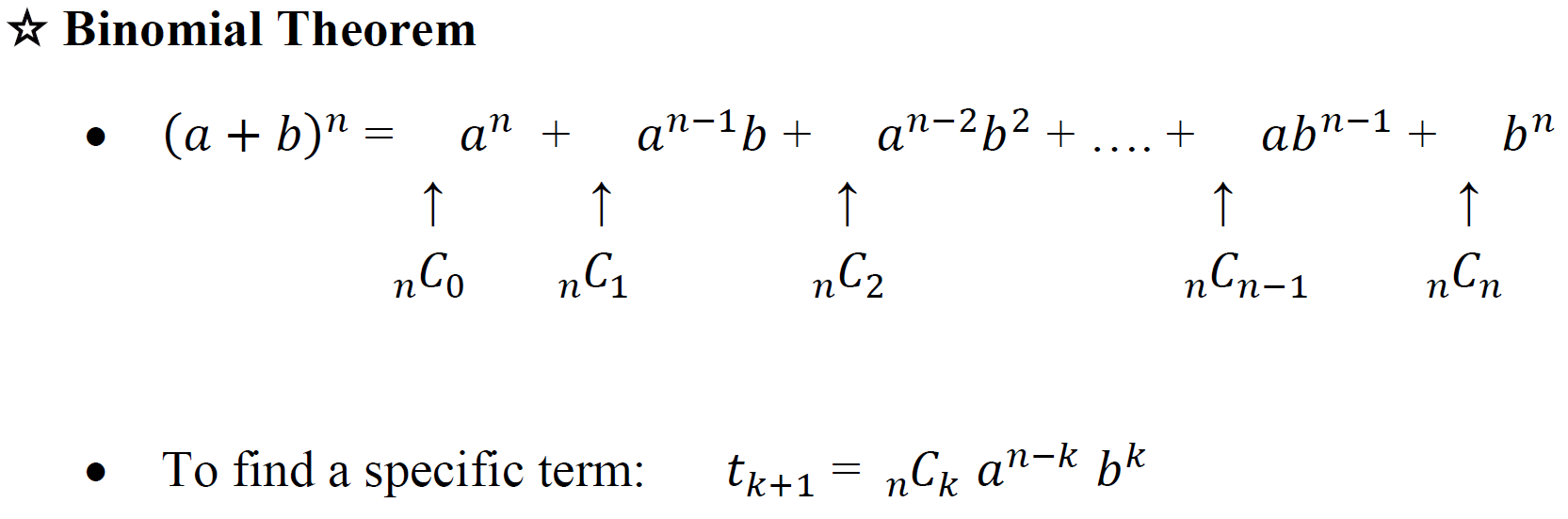 Using The Binomial Theorem StudyPug